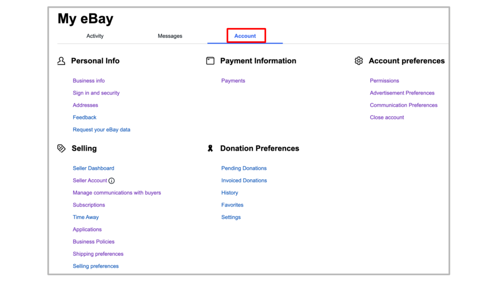 eBay 英語画面 日本語訳 My eBay 編 【個人輸出】 | | ebay のり